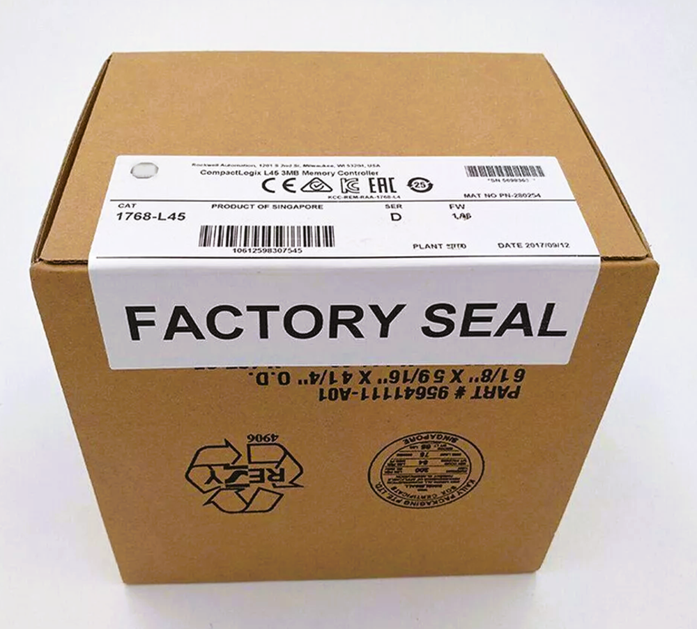 Allen-Bradley CompactLogix L45 Processor, 3MB Memory - Turbo Control ...