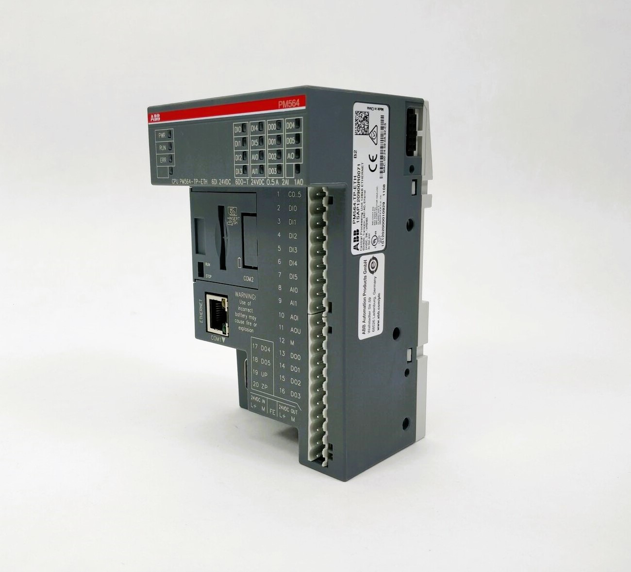 ABB Avant-800xA PM564-TP-ETH Programmable Controller Model PM564-TP-ETH - Turbo Control Solutions
