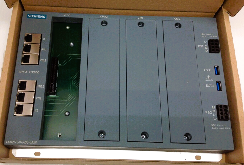 SIEMENS SPPA-T3000 AS3000/CS3000 4-SLOT RACK BACKPLANE - Turbo Control ...