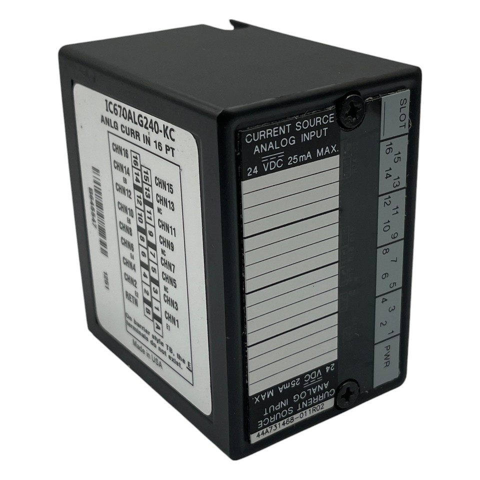 Ge Fanuc Field Control Analog Input Module Turbo Control Solutions