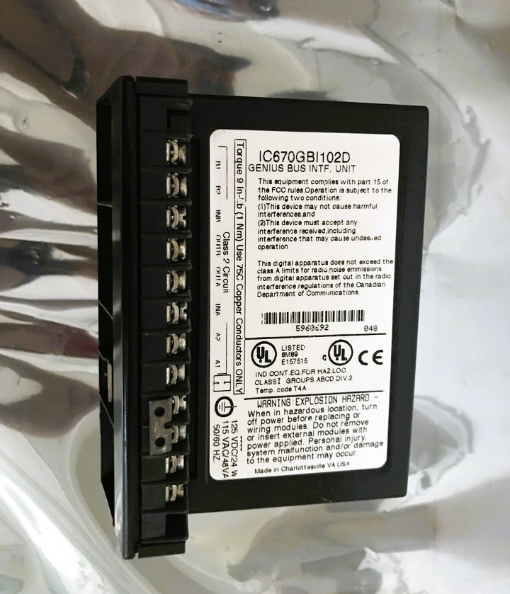 GE Fanuc Field Control BIU Terminal Block - Turbo Control Solutions